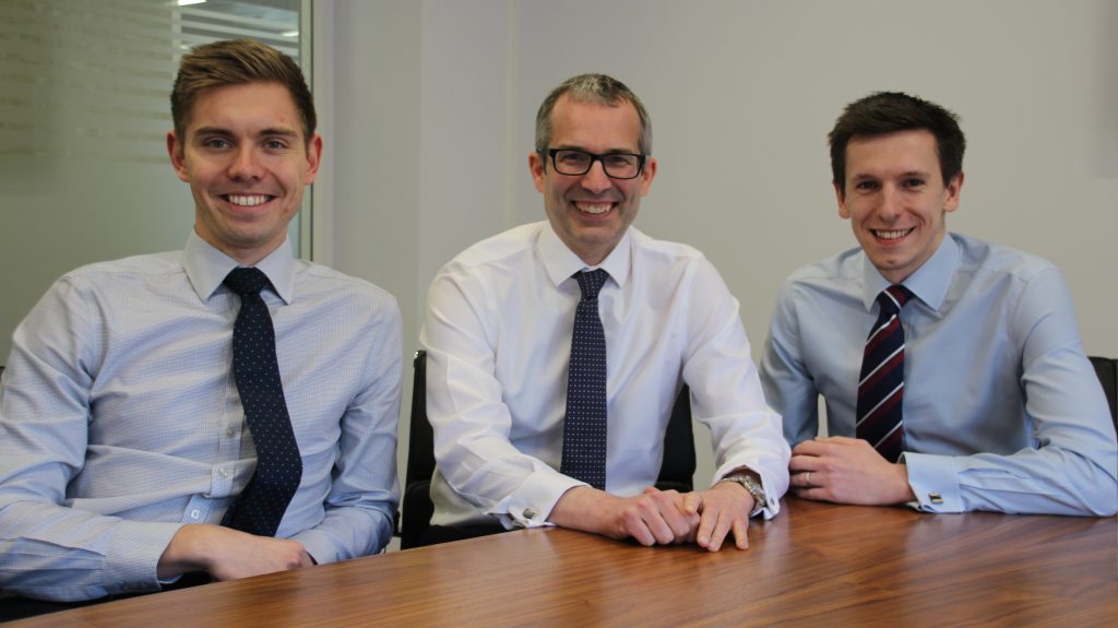 L-R Tom Chappell, Stuart Thwaites and Craig Monks - pro-manchester