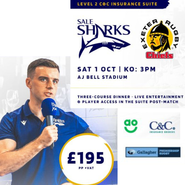 Sale Sharks V Exeter Chiefs Match Day Experience Pro Manchester