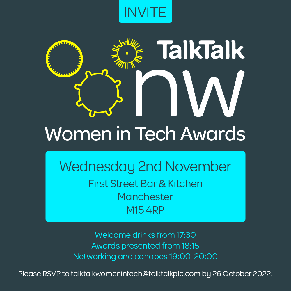 TalkTalk North West Women in Tech Awards - pro-manchester