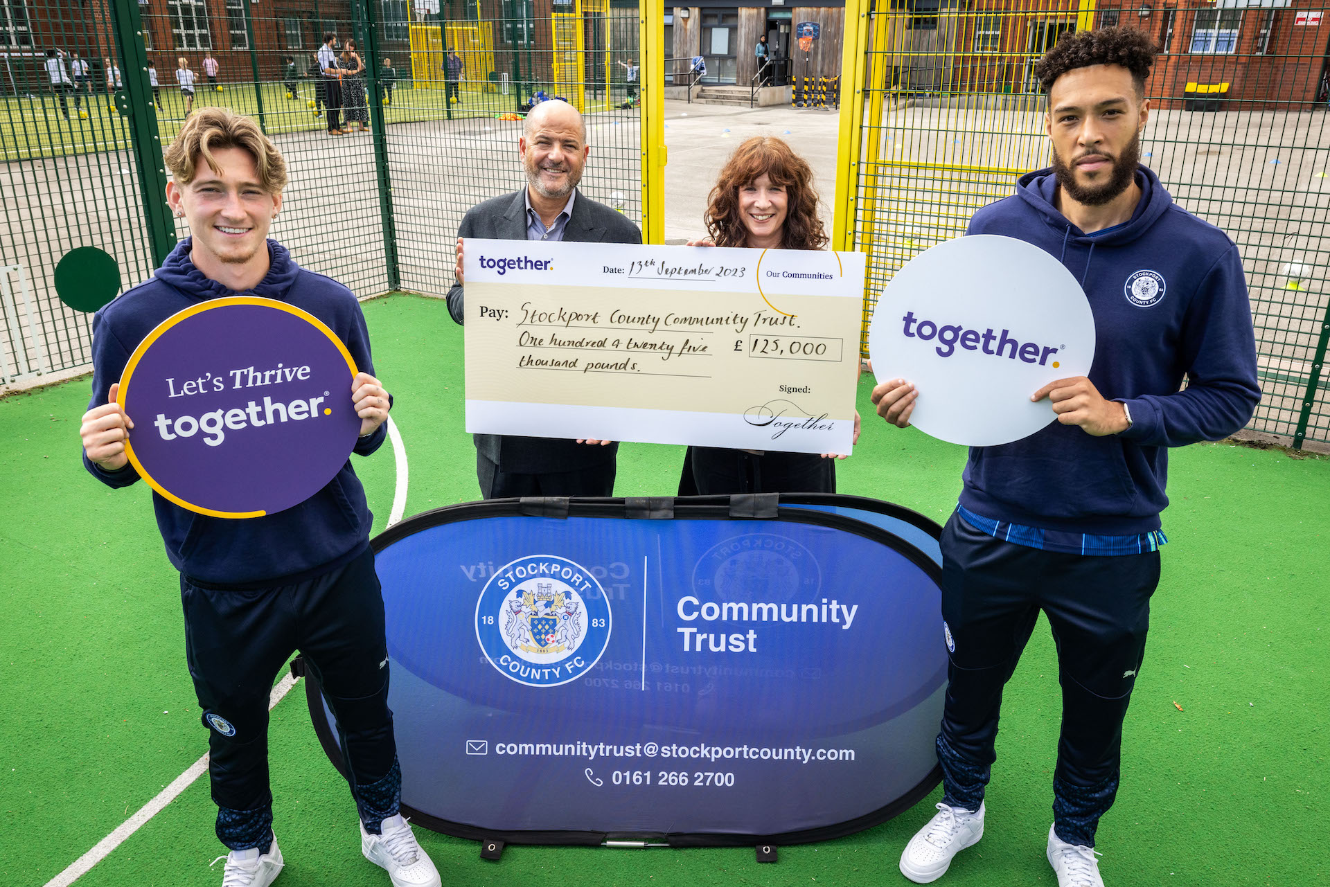 Together and Stockport County FC team up to deliver Schools Programme ...