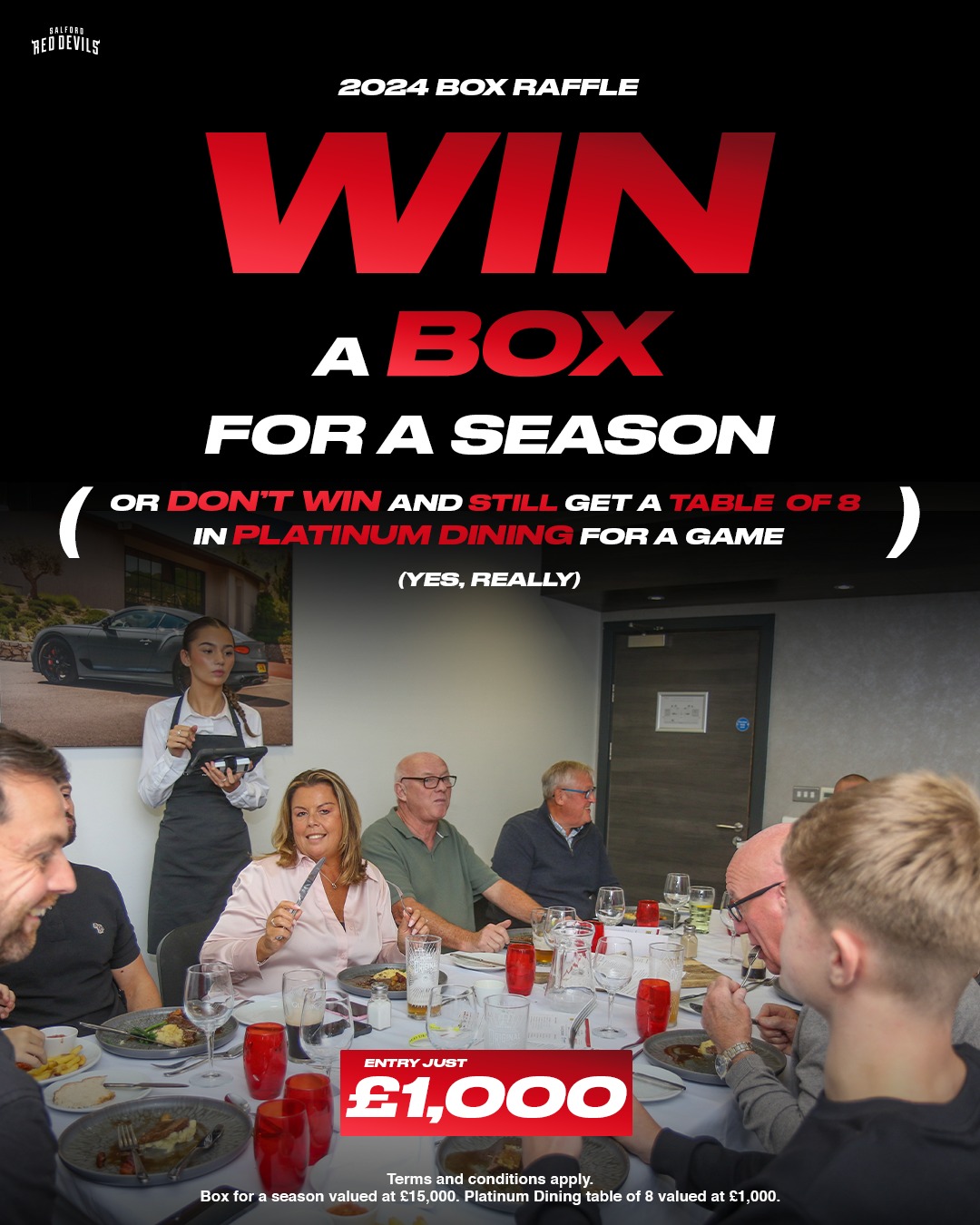 Salford Red Devils Corporate Box Raffle - pro-manchester