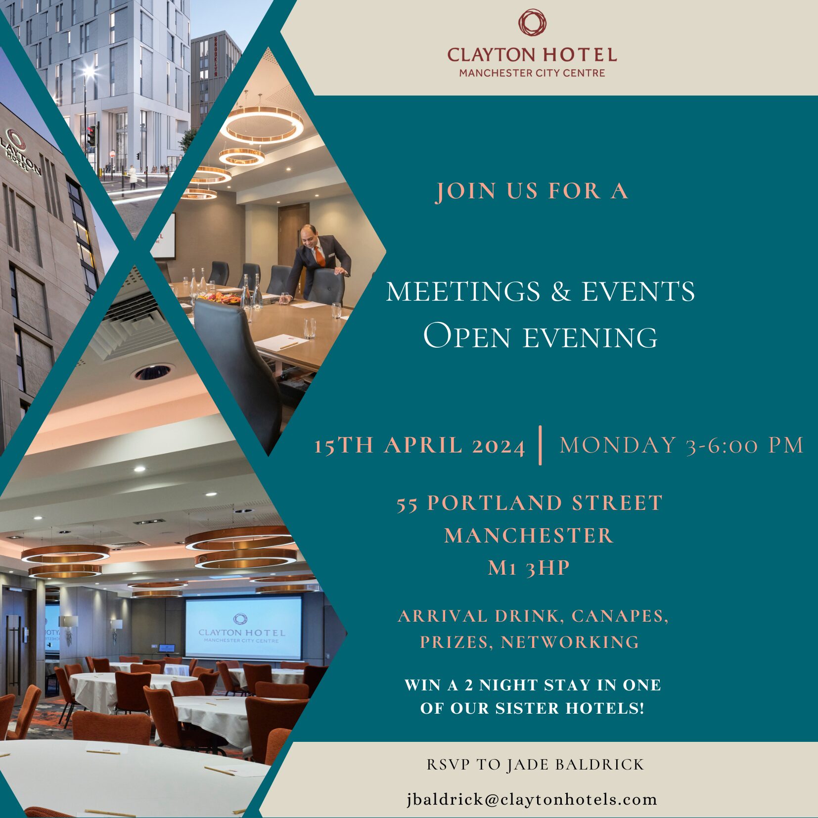 Meetings & Events Open Afternoon at the Clayton Hotel - Manchester City ...