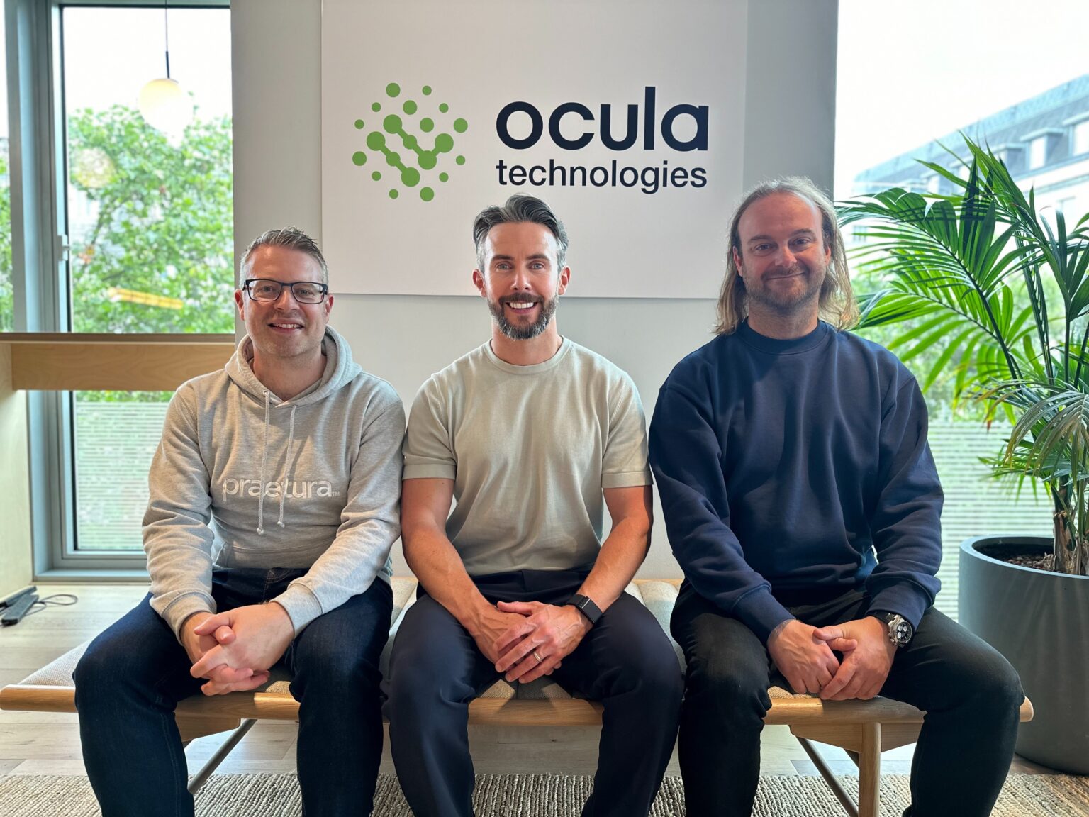 L-R Peter Carway - Thomas McKenna - Dr Gregory Fletcher - pro-manchester