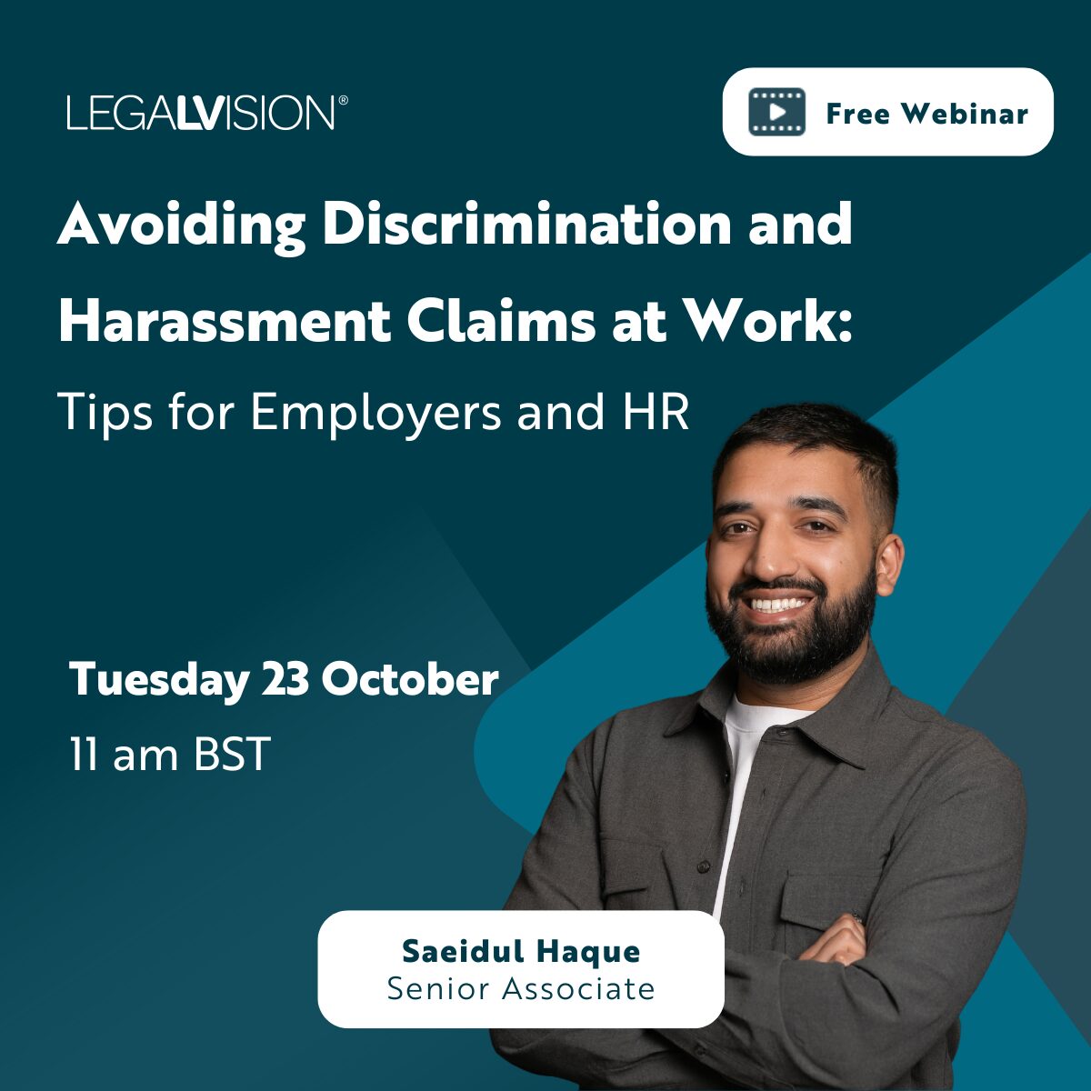Save the date: Avoiding Discrimination and Harassment Claims at Work ...
